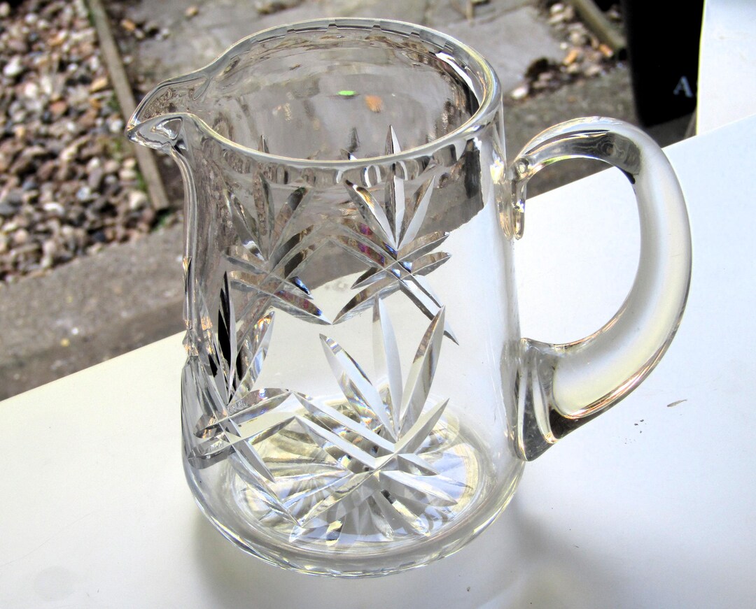 Vintage Thomas Thos Webb Crystal Cut Glass Regency Design One 1 Pint ...