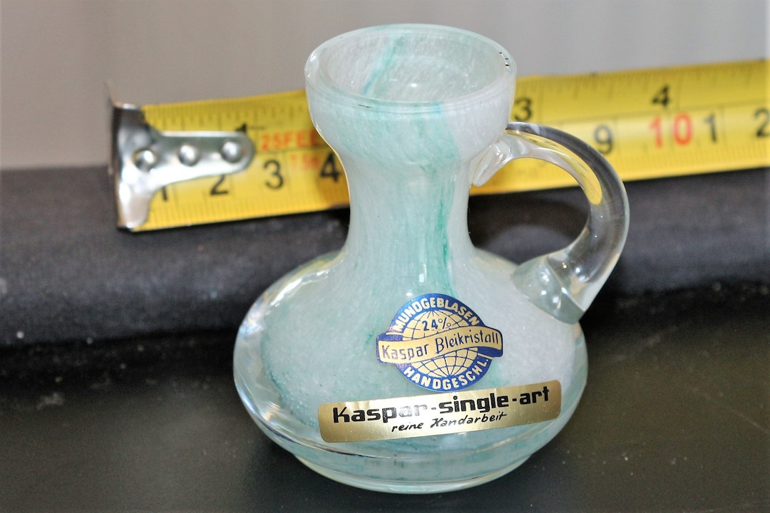 Vintage Kaspar Bleikristall Single Art Glass 24% Crystal Vase in Mint ...