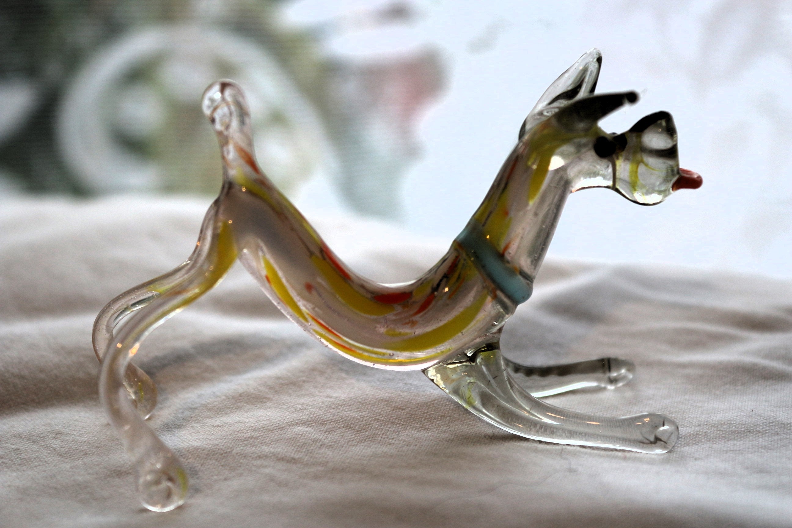 Vintage Mini Small Lampwork Glass Animals Choose Bambi Poodle Great ...