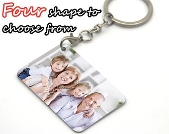 Double Sided Photo Keyring - Etsy UK