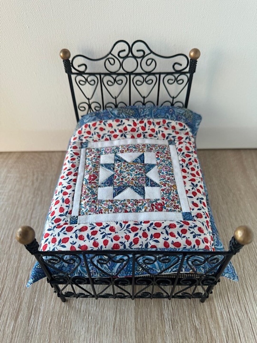 Liberty Miniature Patchwork Dolls House Star Quilt 1:12 - Etsy