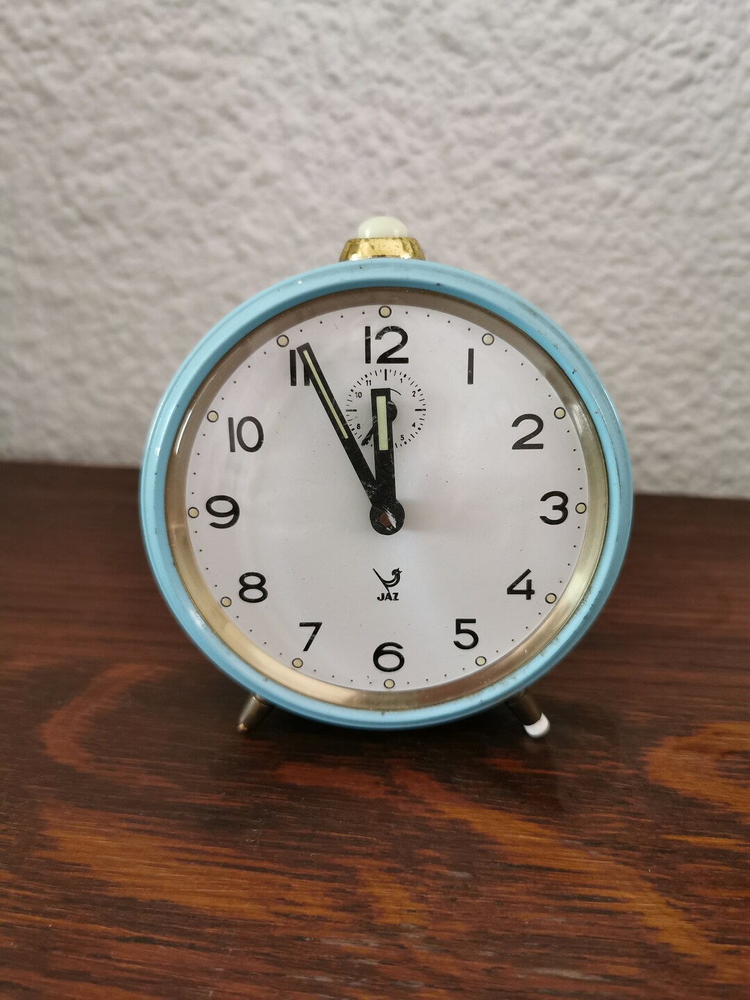 Vintage Blue Alarm Clock From the 1950s JAZ France - Etsy