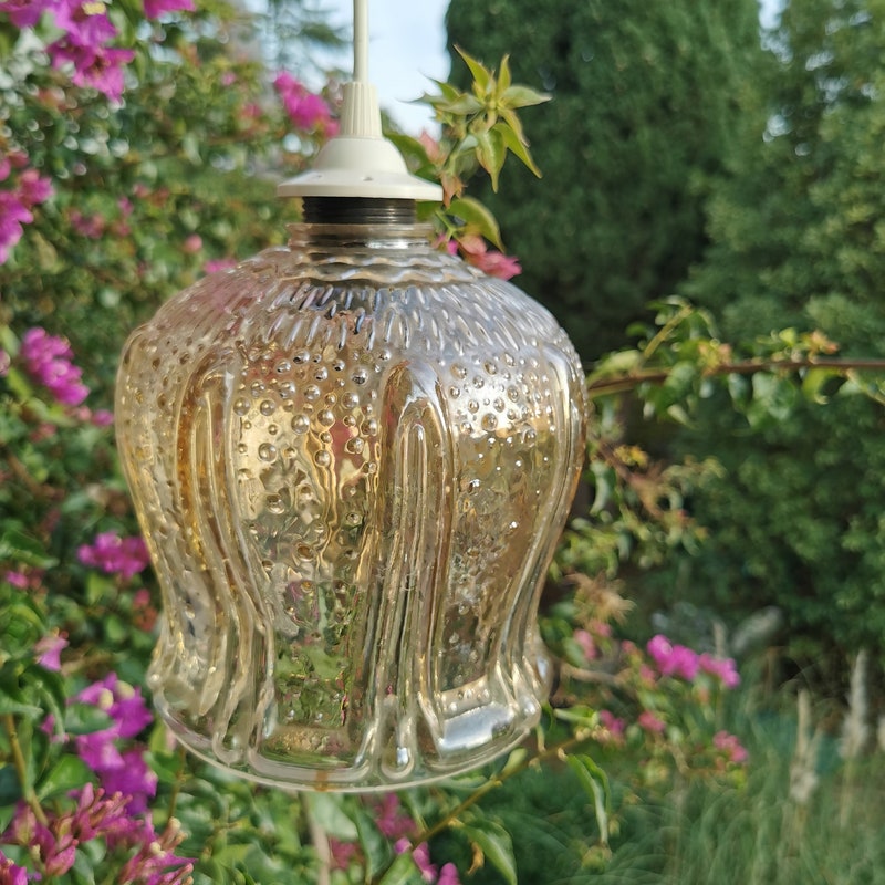 Amber Textured Glass - Etsy