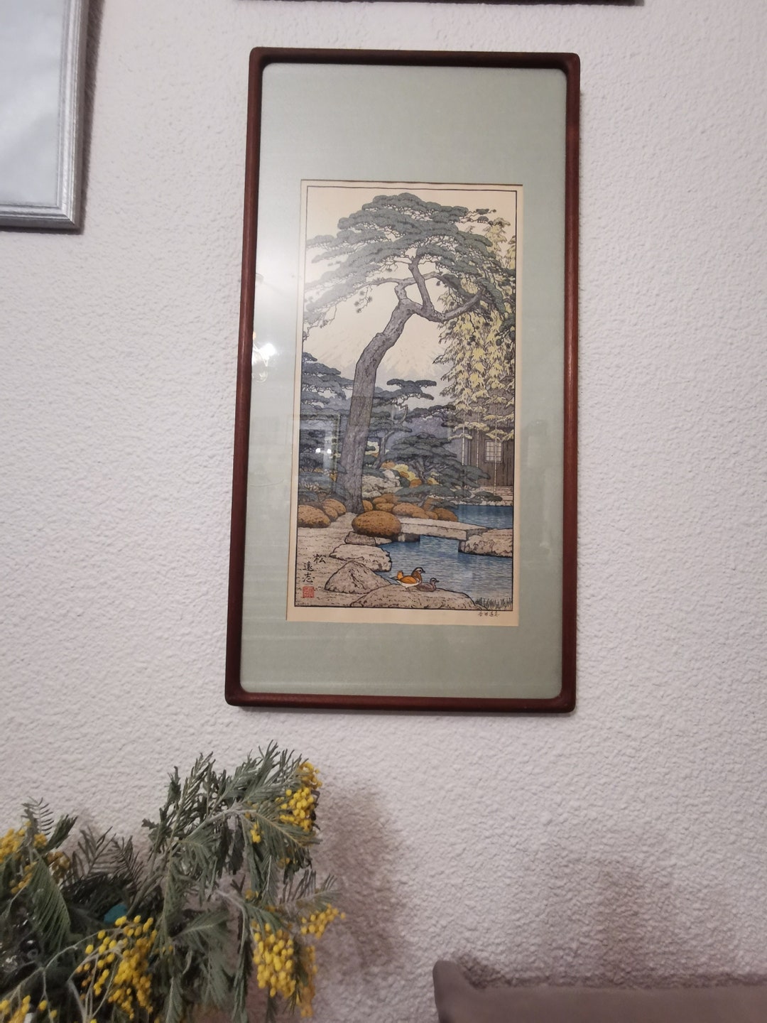 Tableau Toshiba Yoshida Pine Tree of the Friendly Garden - Etsy France
