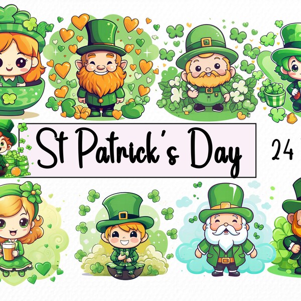 Leprechaun Clip Art - Etsy