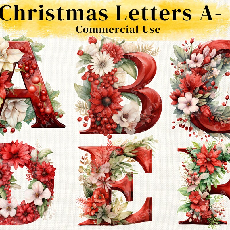 Clip Art Letters - Etsy
