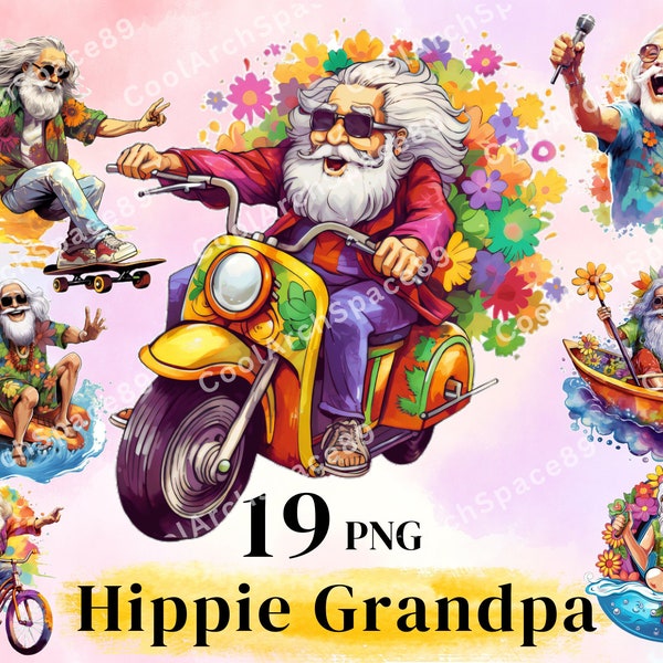 Hippie Clipart - Etsy