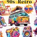 39 PNG 90s Retro Summer Png Clipart Bundle ,retro Clipart, 90s Vector ...