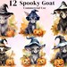 12 Spooky Goat Png, Halloween Goat, Halloween PNG, Halloween PNG Design ...