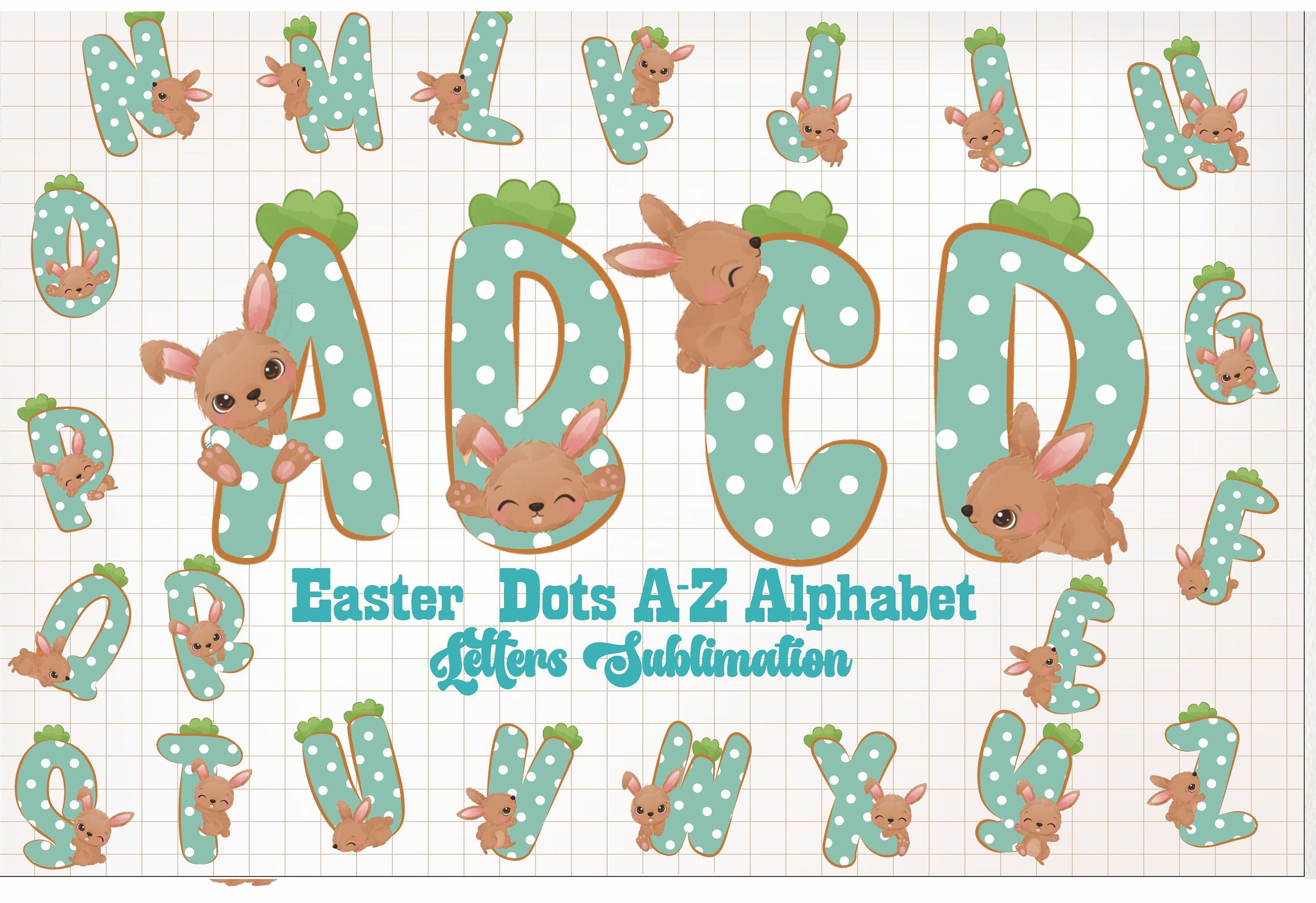 Easter Day Png, Easter Plaid Letters PNG, Sublimation Letters, Easter ...