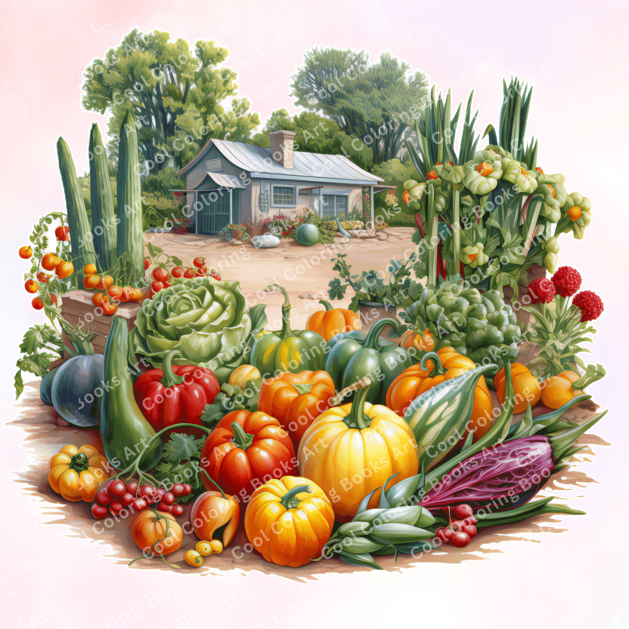15 Vegetable Clipart Gardening Clipart Bundle Cottagecore Garden . - Etsy