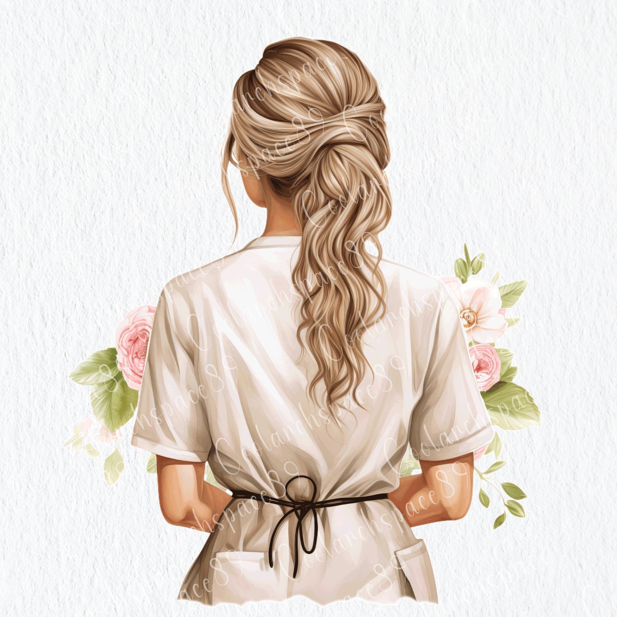 25 Boho Nurse PNG Planner Sticker, Female Doctor Printable Sticker ...