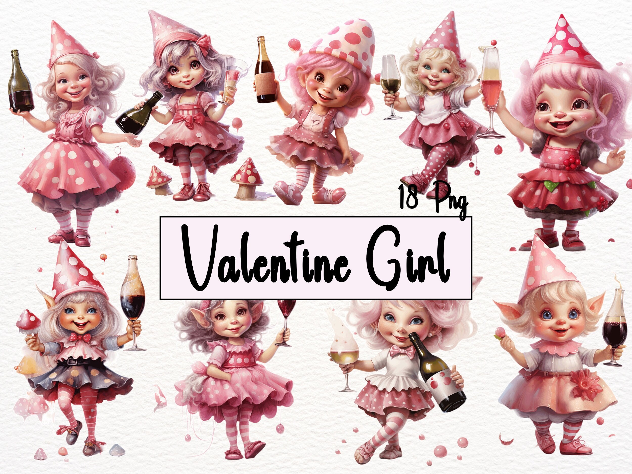 18 PNG Wine Gnome PNG, Digital Download, Wine Gnome, Sublimation, Wine ...