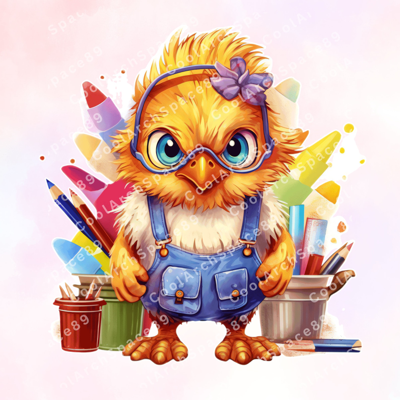 18 Back to School Animal Clipart Bundle Adorable School - Etsy