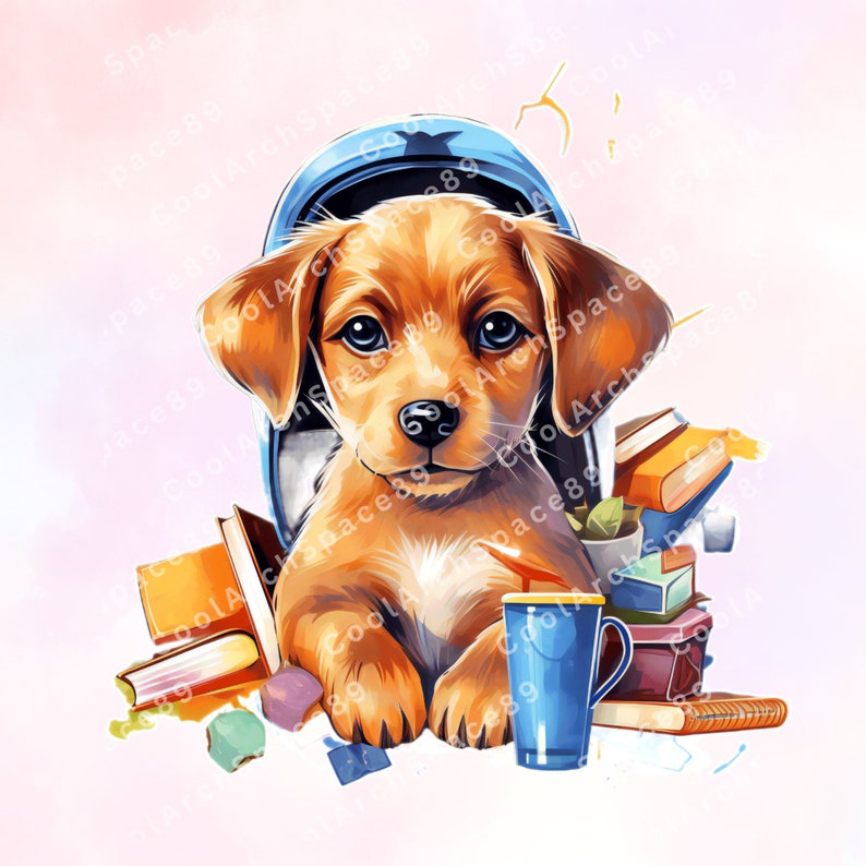 18 Back to School Animal Clipart Bundle Adorable School - Etsy