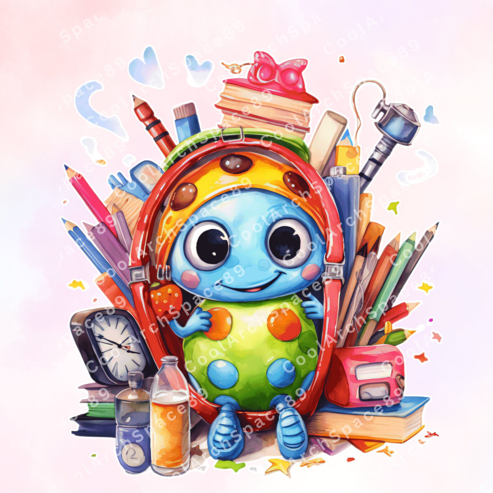 40 PNG Back to School Animals Clipart, Adorable School Animals PNG ...