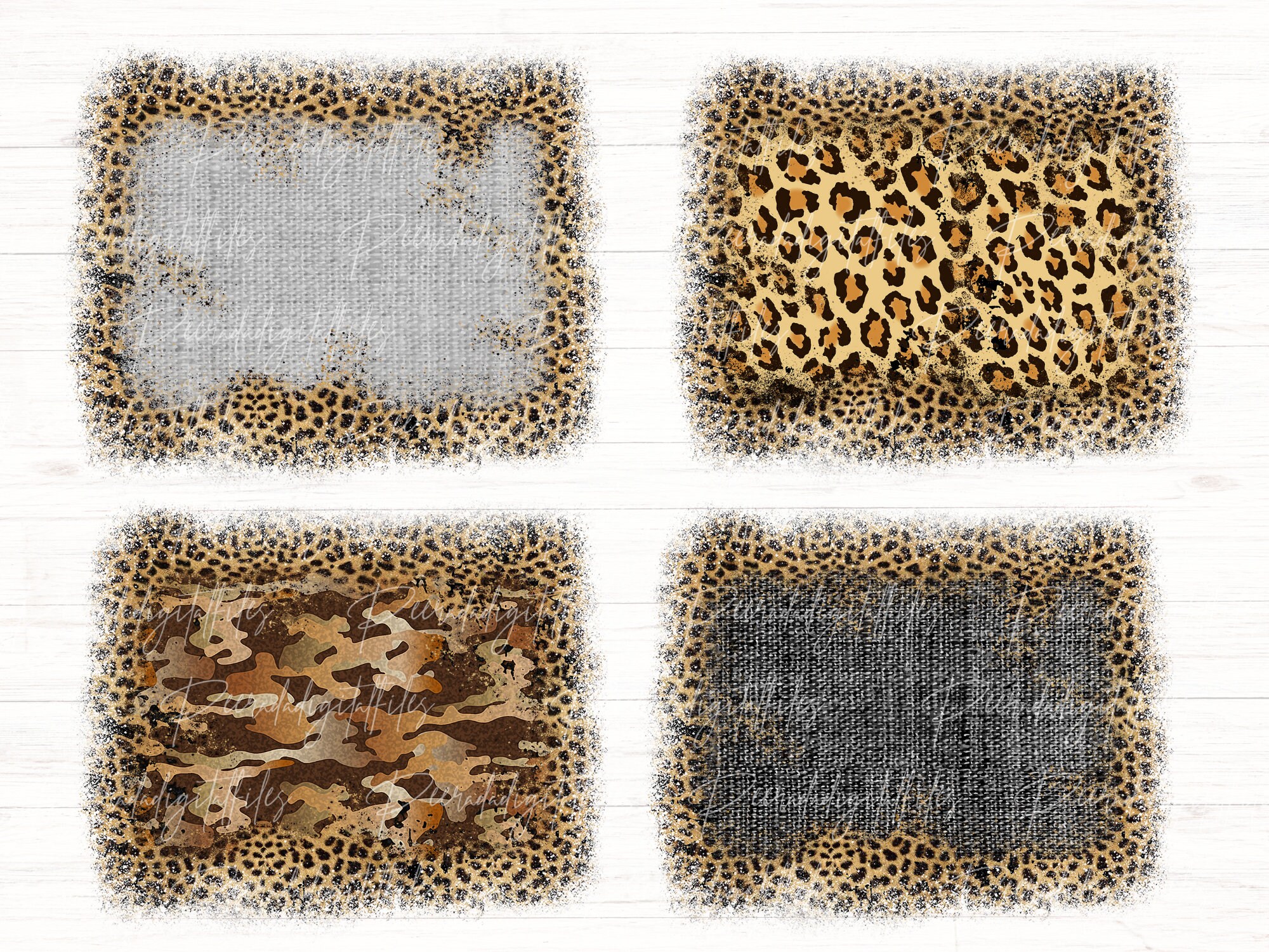 Leopards Background Bundle PNG Leopards Background - Etsy