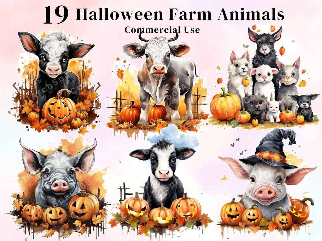 19 Halloween Farm Animals Png, Farmer Png, Halloween Farmer,farm ...