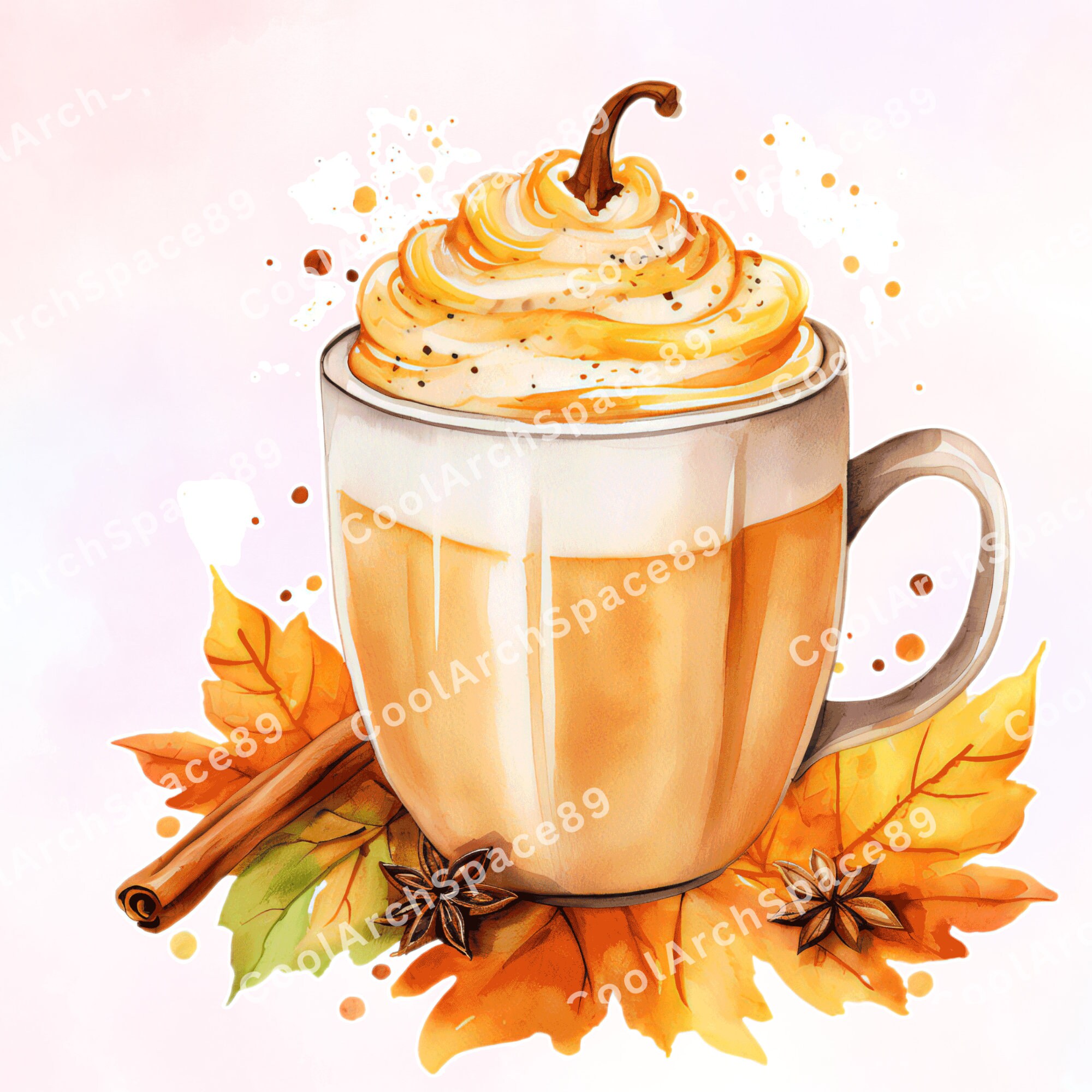 20 Fall Coffee Bundle Png Halloween Coffee Latte Png Bundle - Etsy