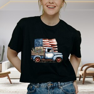 6 Trucker USA Flag Watercolor Clipart Png,trucks Boys Clipart American ...