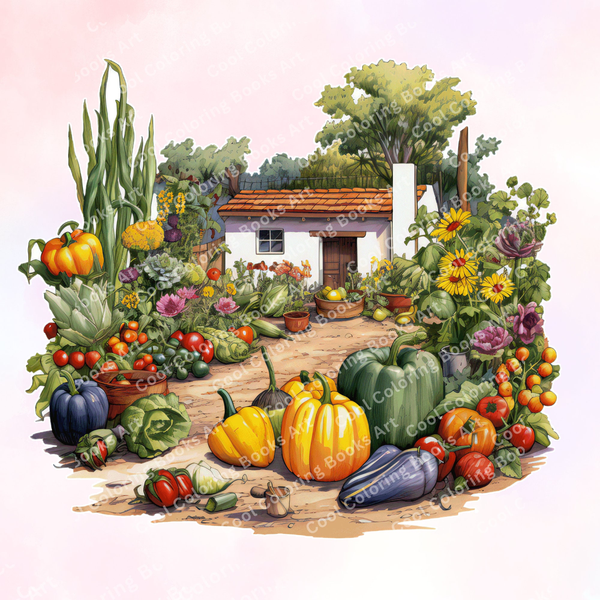 15 Vegetable Clipart Gardening Clipart Bundle Cottagecore Garden . - Etsy