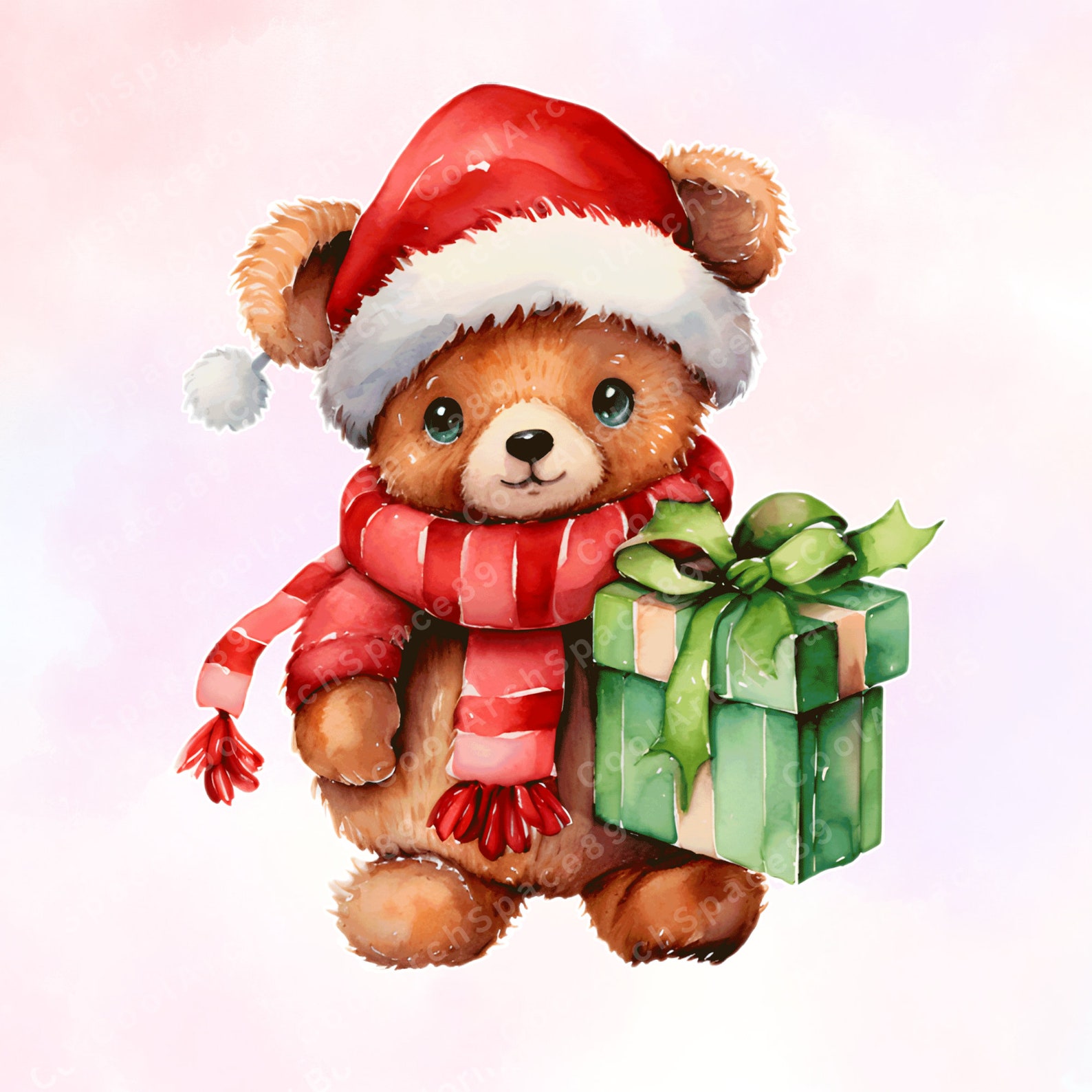 15 Christmas Teddy Bear Clipart PNG, Teddy Bear Clipart, Christmas ...
