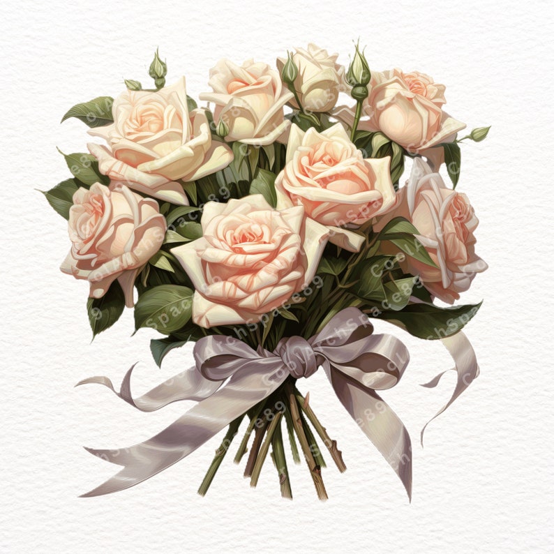 16 PNG Rose Bouquet Clip Art, Red Flowers, Roses, Pink and Gold Flowers ...