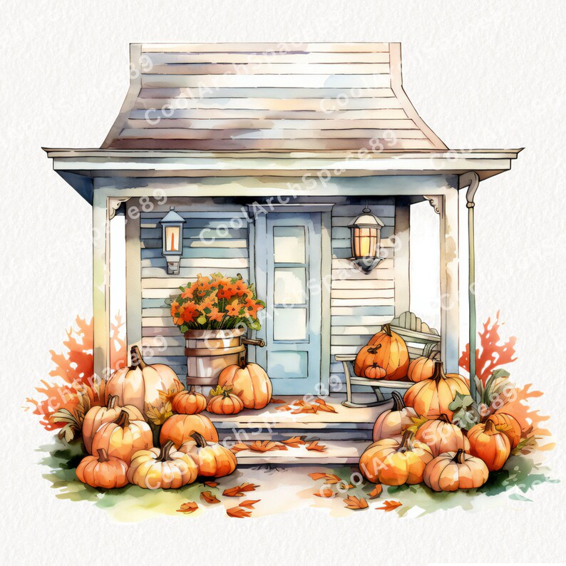 19 Autumn Cozy Fall Clipart Bundle Autumn Fall Farmhouse - Etsy