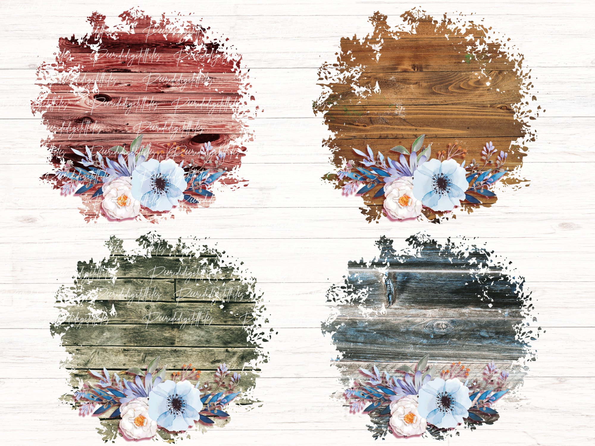 Western Circle Backgrounds: PNG Bundle (digital Download) - Etsy
