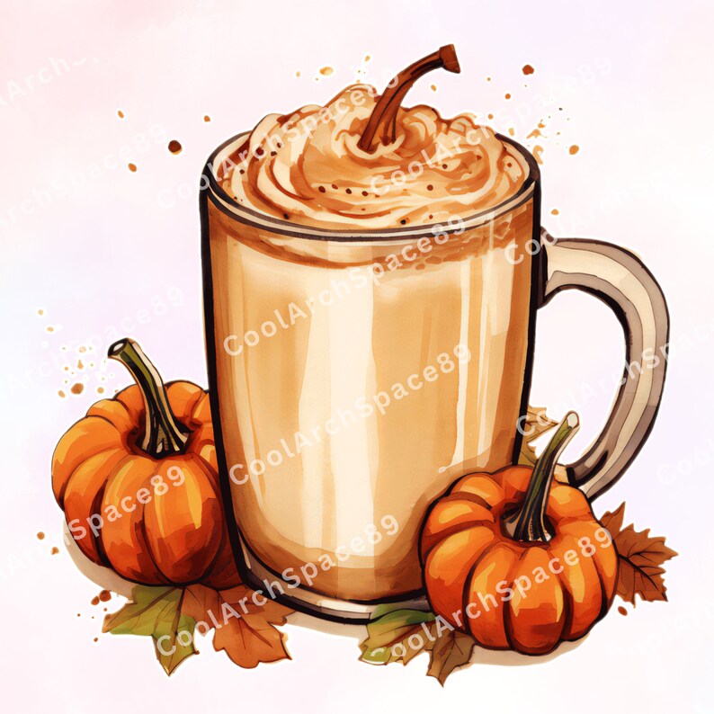 20 Fall Coffee Bundle Png Halloween Coffee Latte Png Bundle - Etsy
