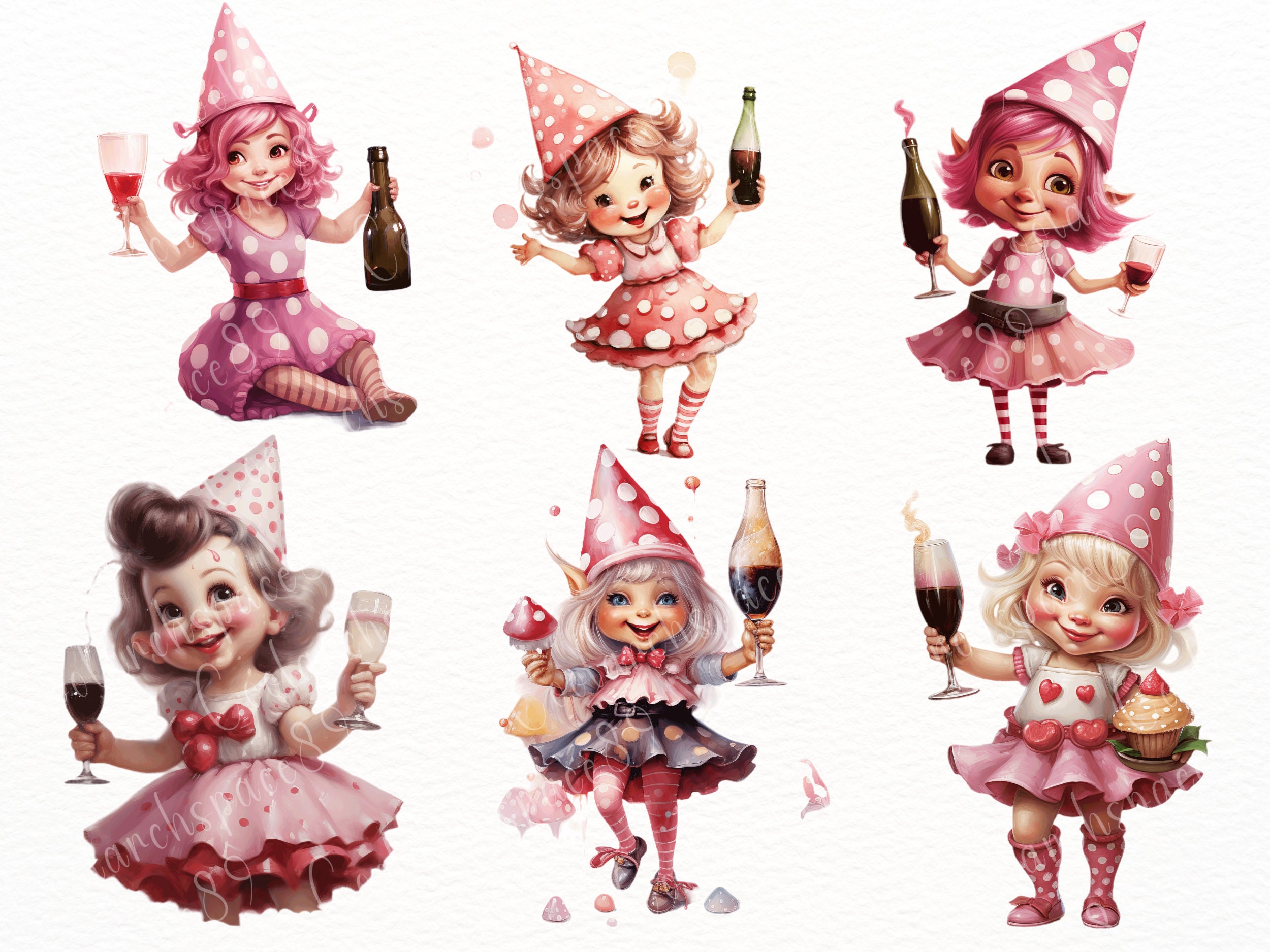 18 PNG Wine Gnome PNG, Digital Download, Wine Gnome, Sublimation, Wine ...