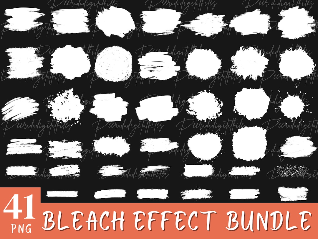 Bleach Effect Bundle PNG , Bleach Effect Brush Sublimation File ,bleach ...