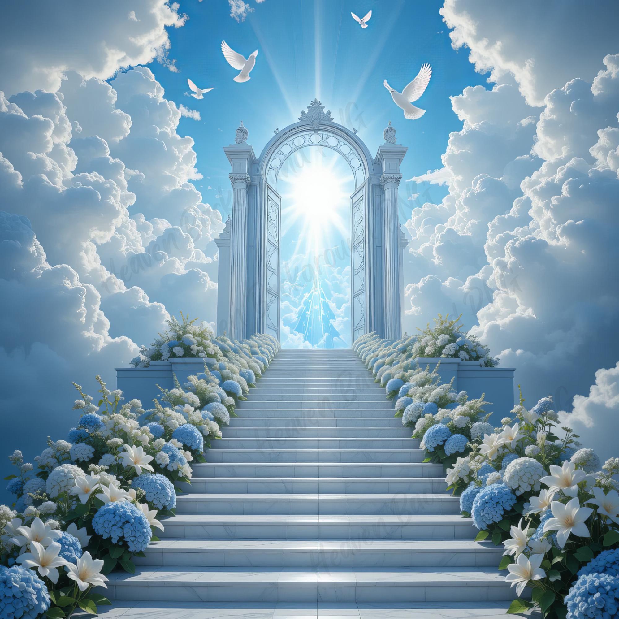Sky Heaven Background Backdrops for Photography, Dreamy Cloud Wall ...