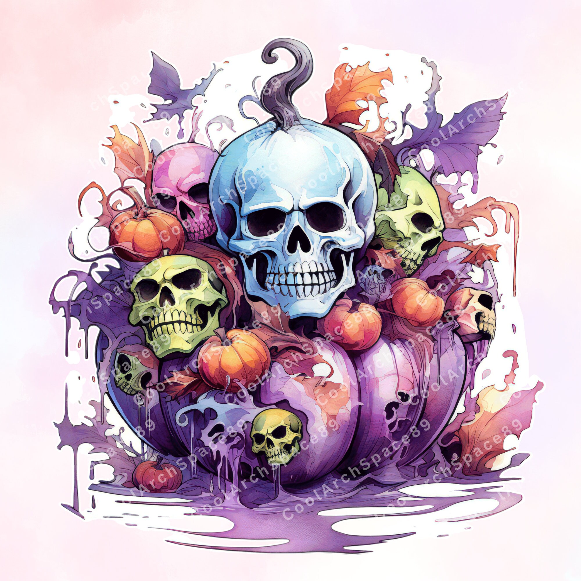 10 PNG Spooky Halloween PNG Clipart Haunted House Pumpkin - Etsy