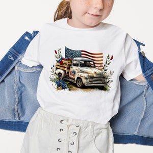 6 Trucker USA Flag Watercolor Clipart Png,trucks Boys Clipart American ...