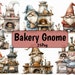 25 PNG Watercolor Baker Gnomes, Baking Gnomes Png, Chef Gnome, Cute ...