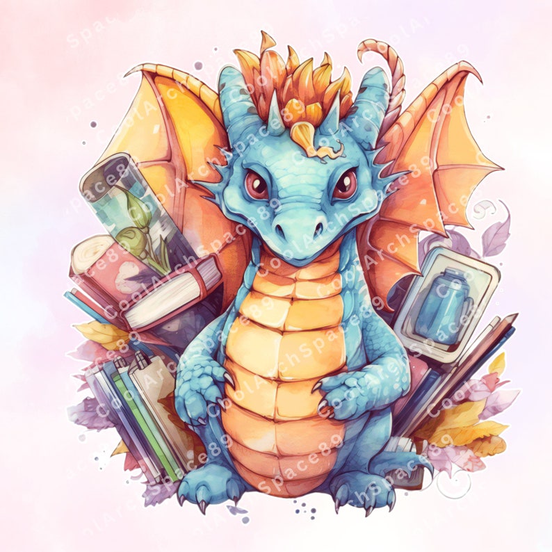 18 Back to School Animal Clipart Bundle Adorable School - Etsy