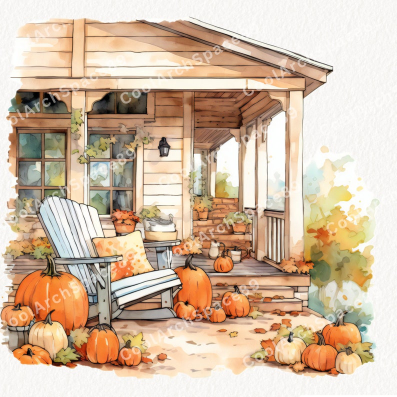 19 Autumn Cozy Fall Clipart Bundle Autumn Fall Farmhouse - Etsy