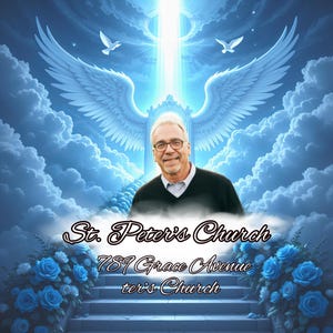 Blue Memorial Background Heaven Background Images,jpg in Loving Memory ...