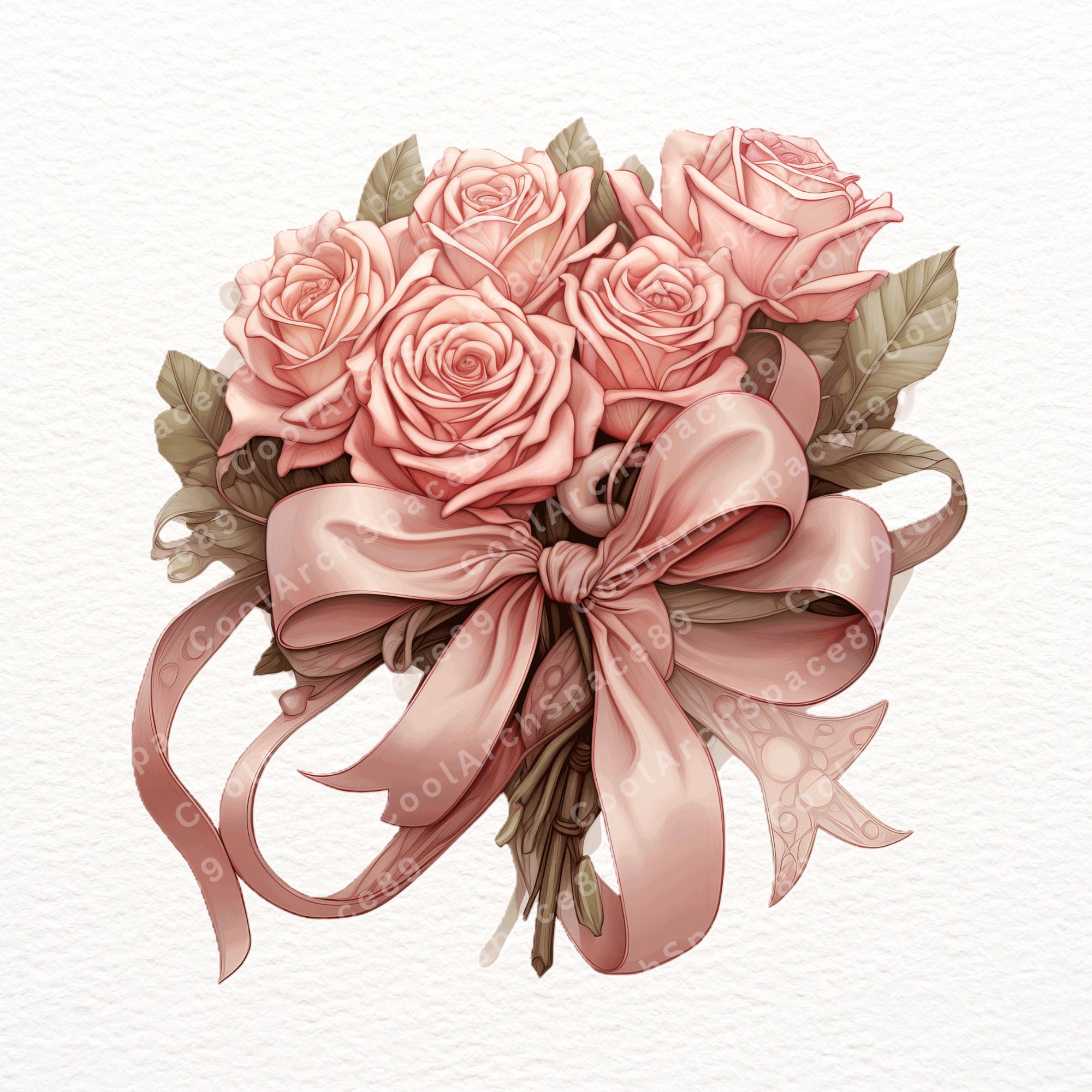 16 PNG Rose Bouquet Clip Art, Red Flowers, Roses, Pink and Gold Flowers ...