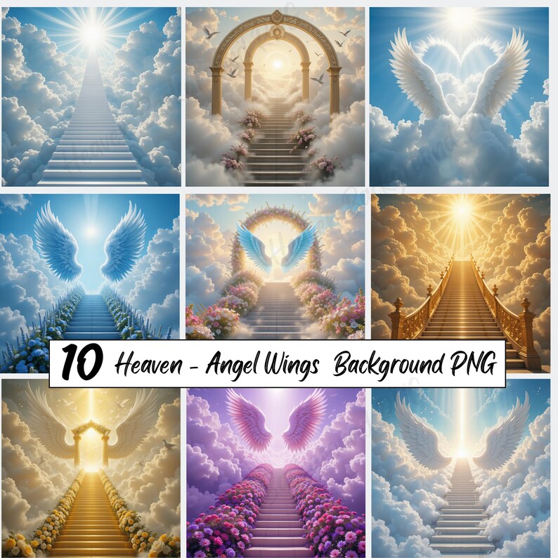 Angel Wings Memorial Background: Remembrance Digital Art (digital ...