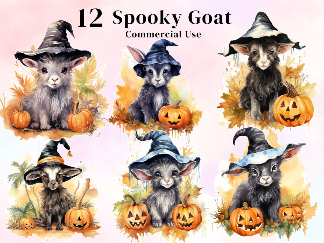 12 Spooky Goat Png, Halloween Goat, Halloween PNG, Halloween PNG Design ...