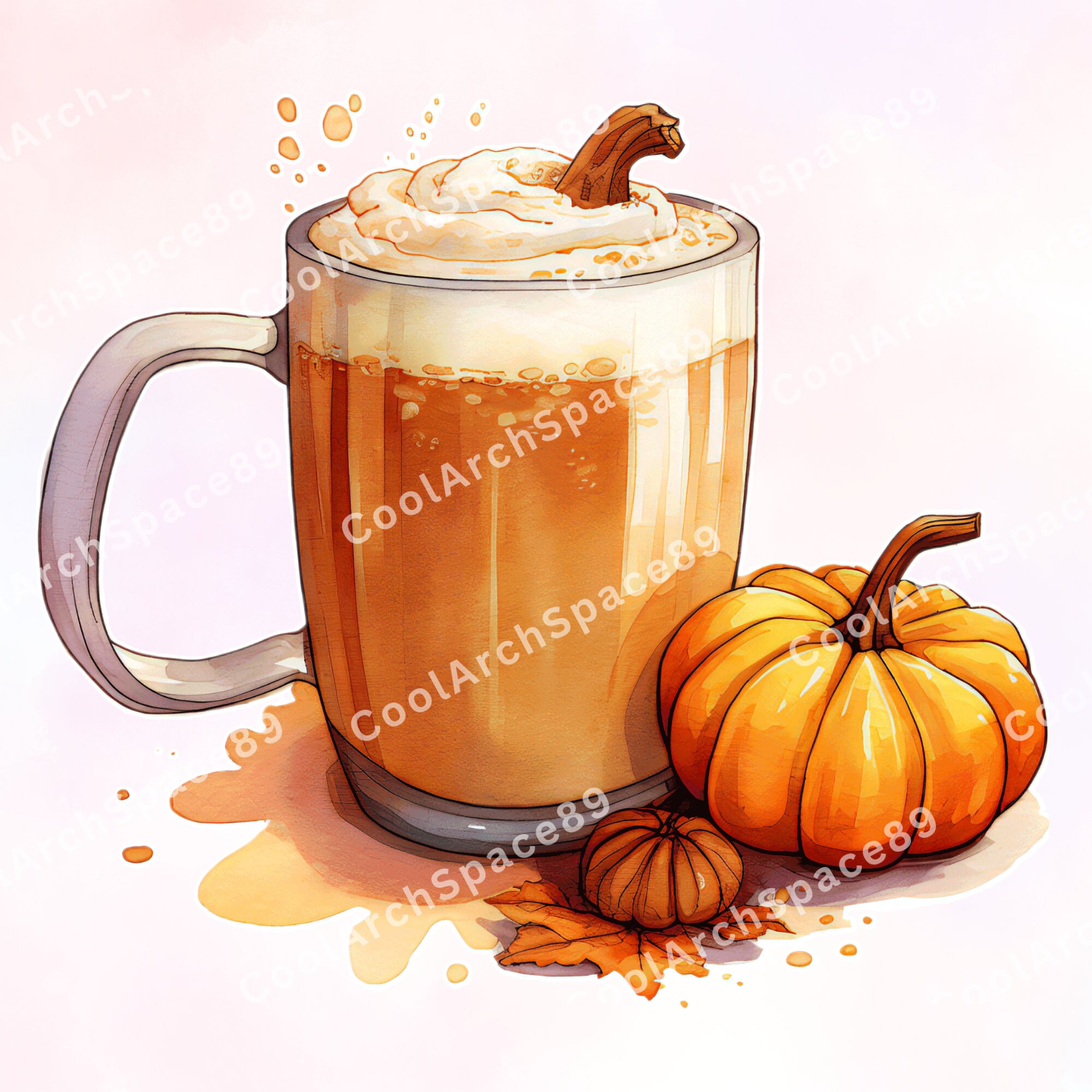 20 Fall Coffee Bundle Png Halloween Coffee Latte Png Bundle - Etsy