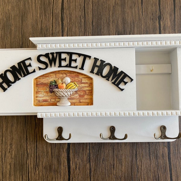 Wooden Key Box - Etsy