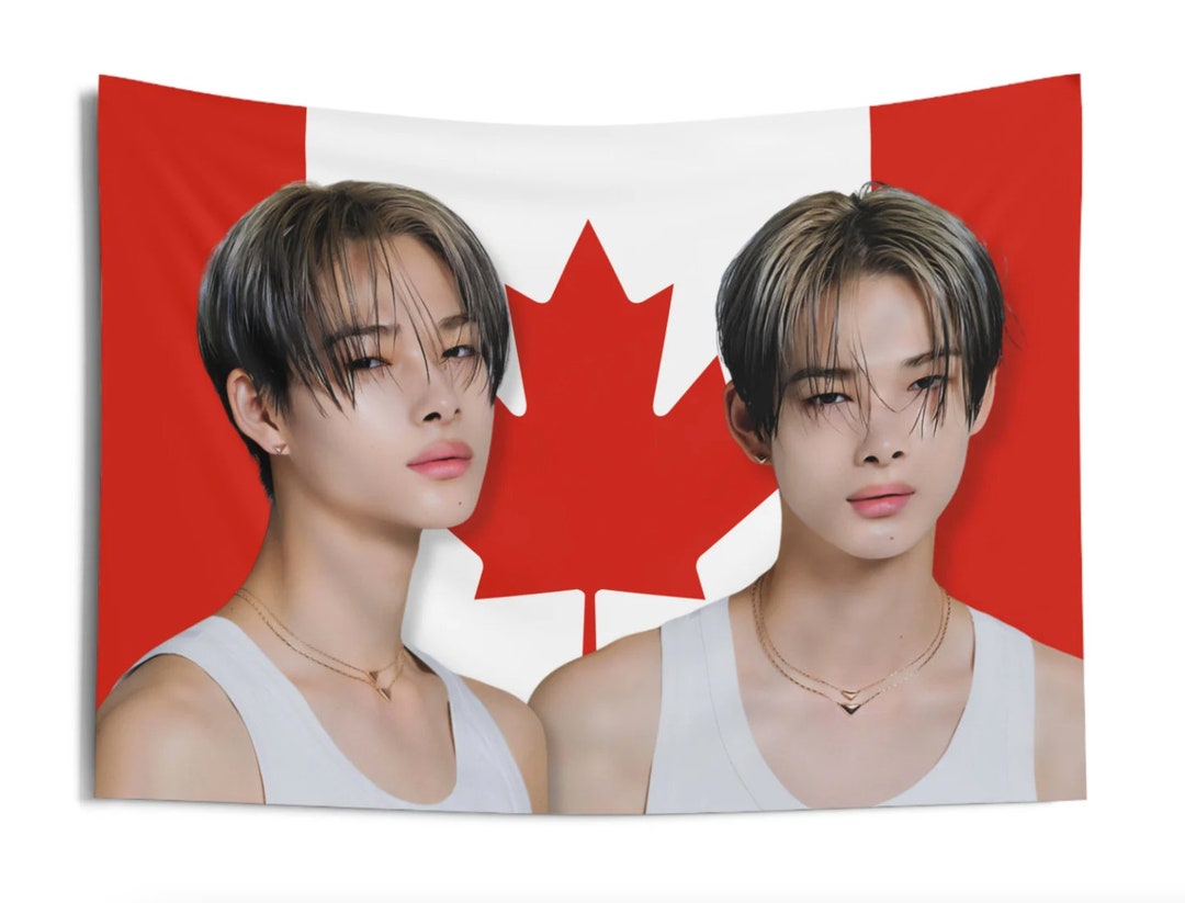 ENHYPEN Niki Canada Flag Banner, Enhypen Tour 2024 Kpop Flag, Enhypen ...