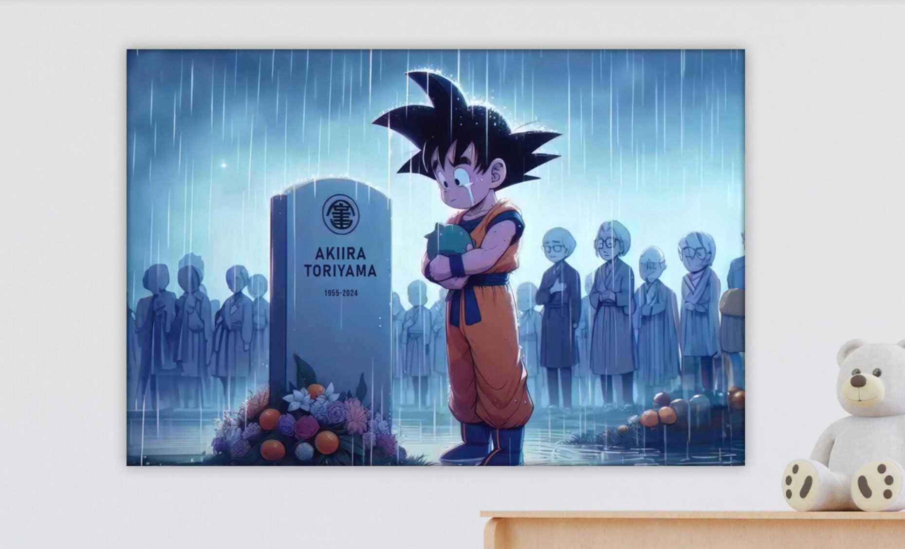 Rip Rest in Peace Akira Toriyama Poster Canvas, Akira Toriyama Poster ...