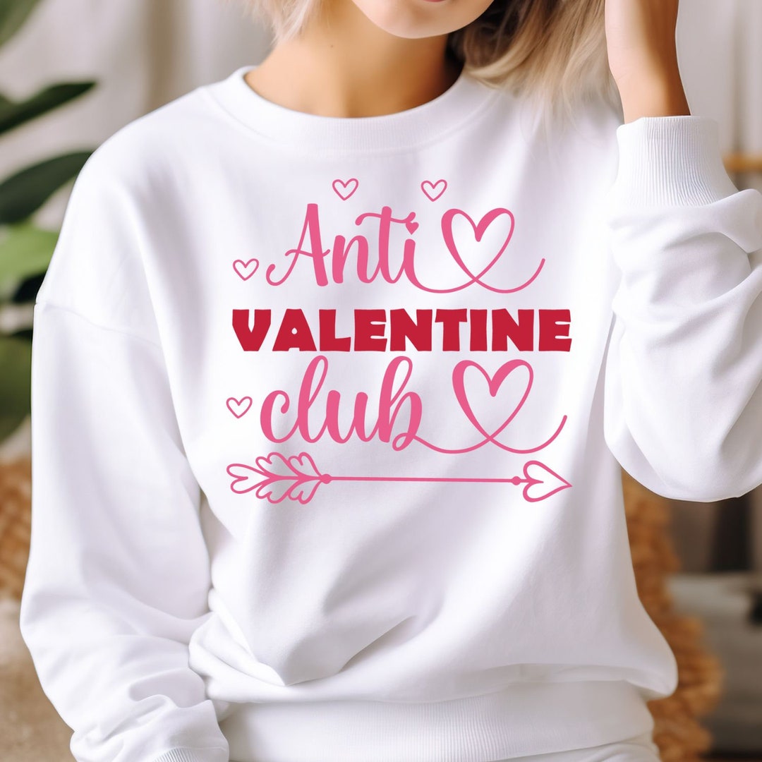 Anti Valentine Club PNG Funny Valentine's Png Valentine's Day ...