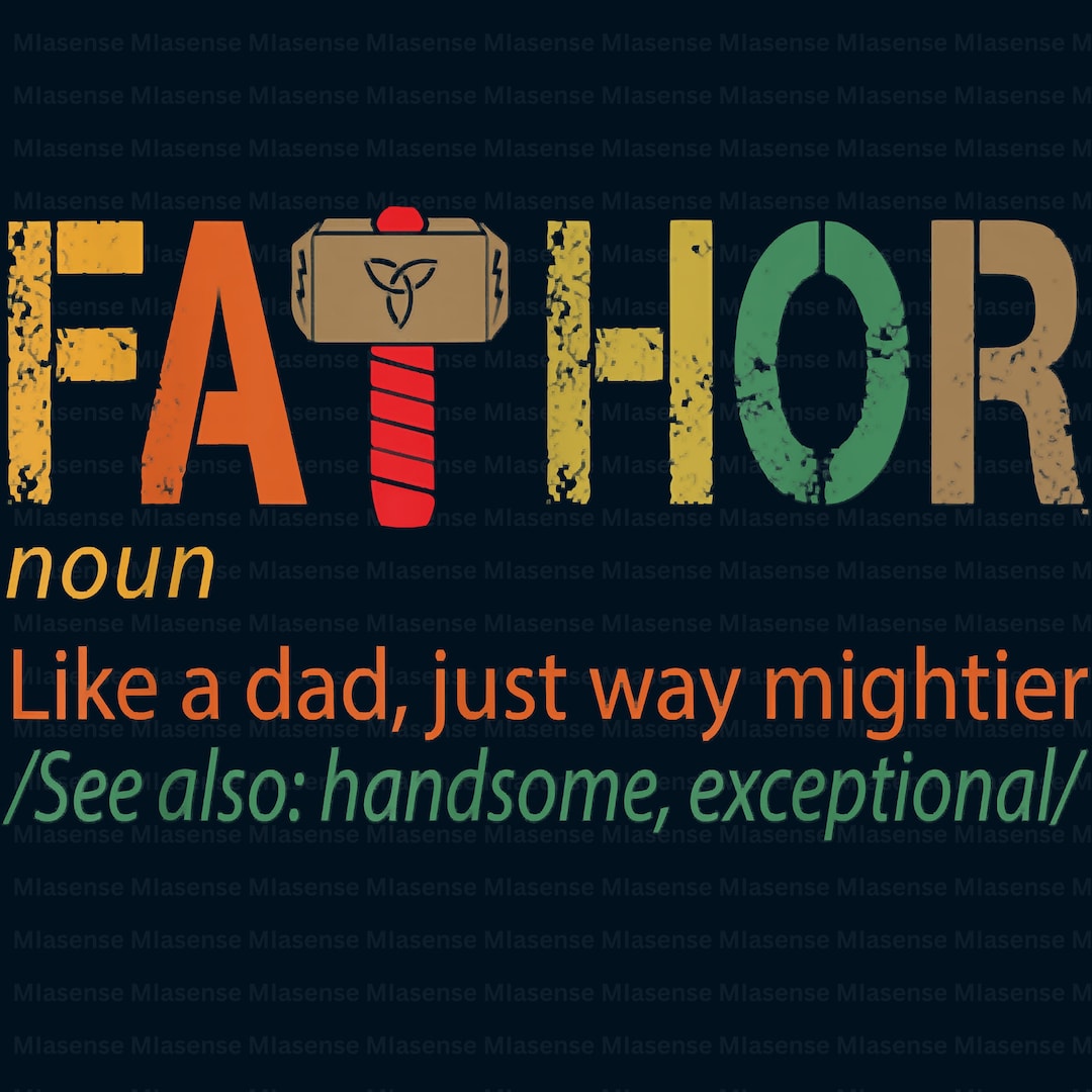 Fathor Png Instant Download Father's Day Shirt Fathor - Etsy