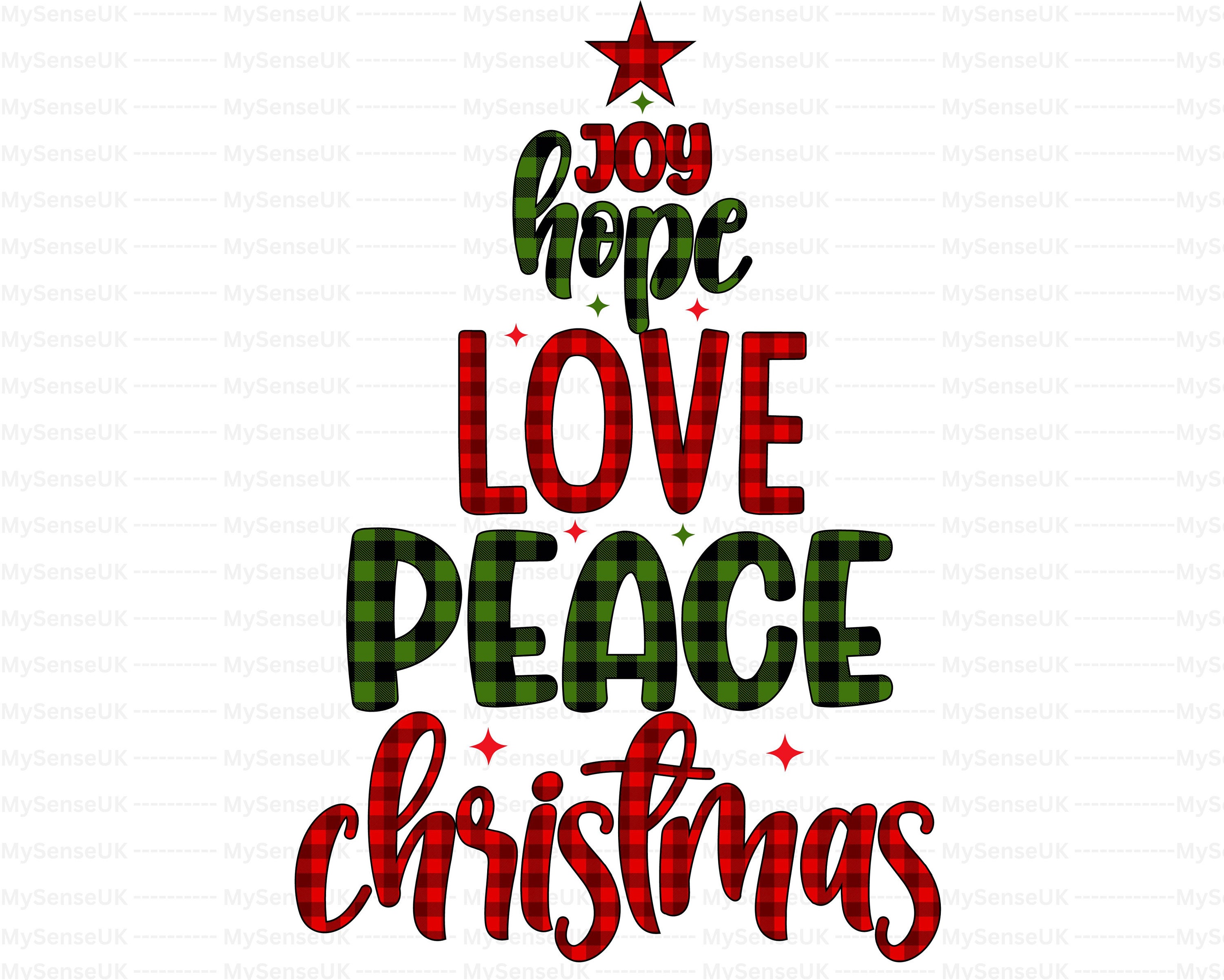 Christmas Tree SVG Joy Svg Peace Svg Love Svg Christmas - Etsy