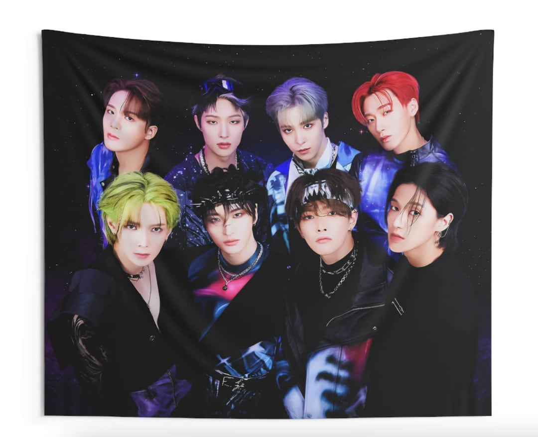 ATEEZ Members Flag Banner, ATEEZ Tour 2024 Kpop Flag, Ateez Kpop Merch ...